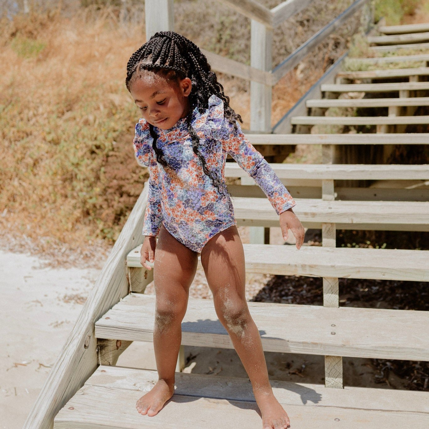 Shimmy Long Sleeve Swimmers - BROOKLYN – With Love For Kids