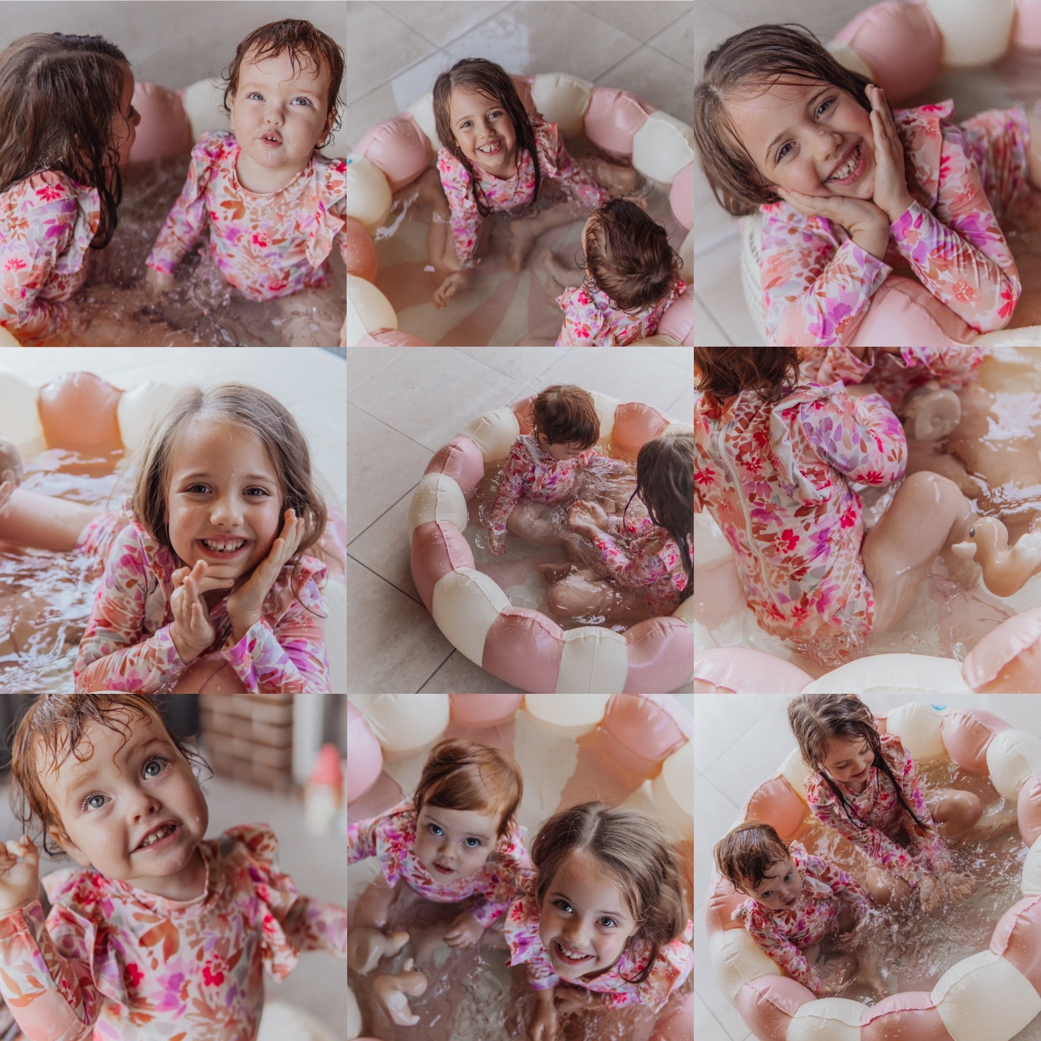 Shimmy Long Sleeve Swimmers - CLEMENCE – With Love For Kids