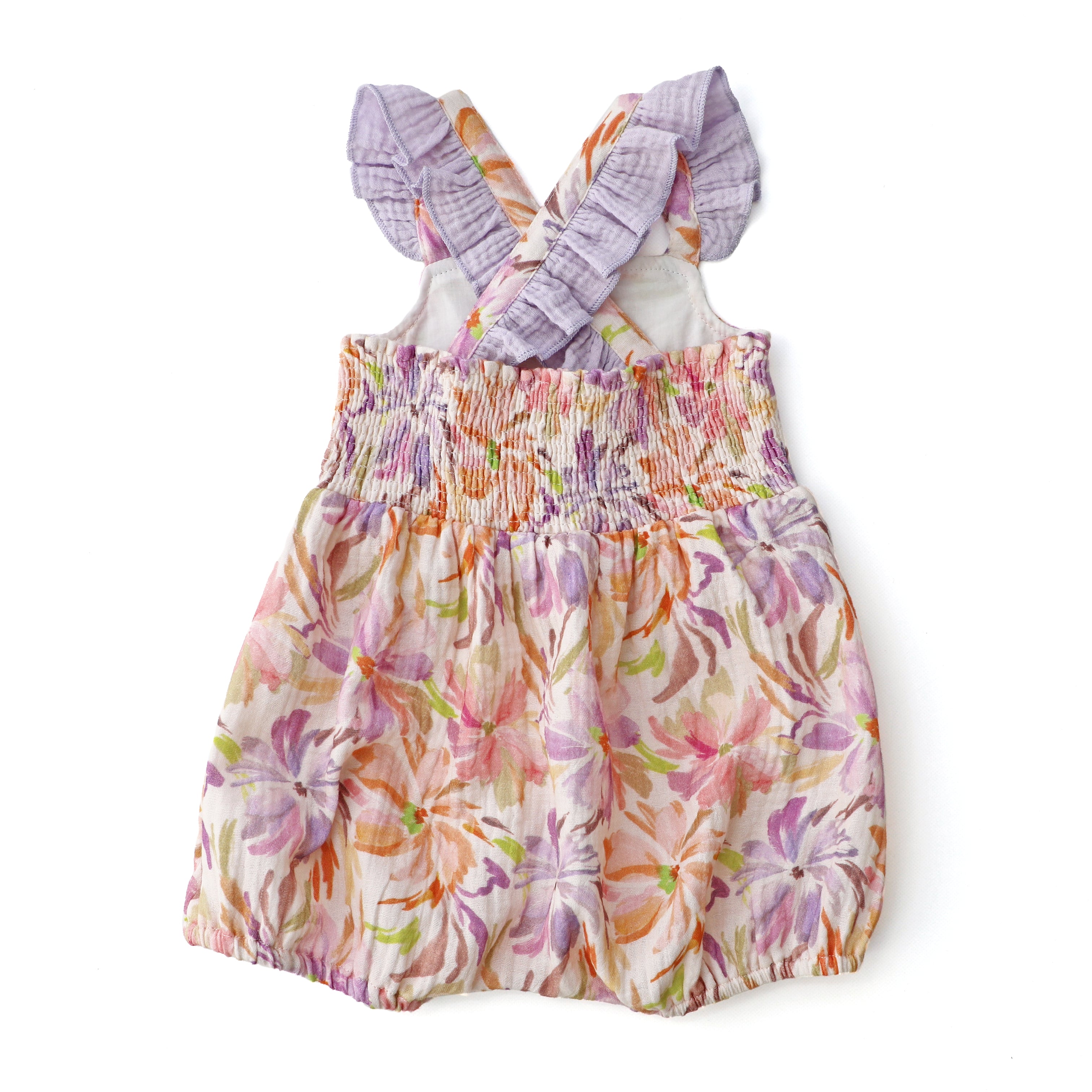COTTON MUSLIN Frill Playsuit - KATIE – With Love For Kids