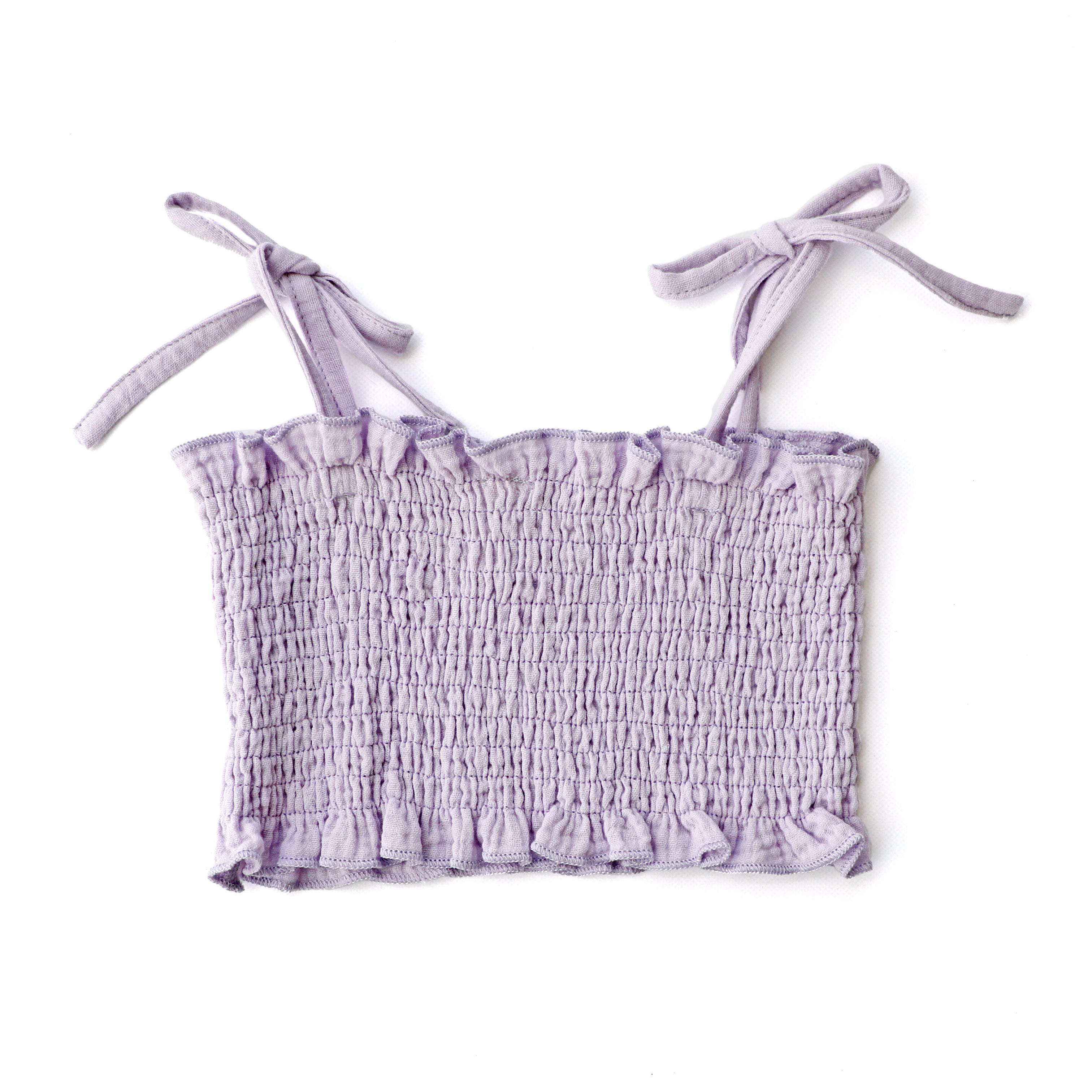 COTTON MUSLIN Scrunch Top - PURPLE – With Love For Kids