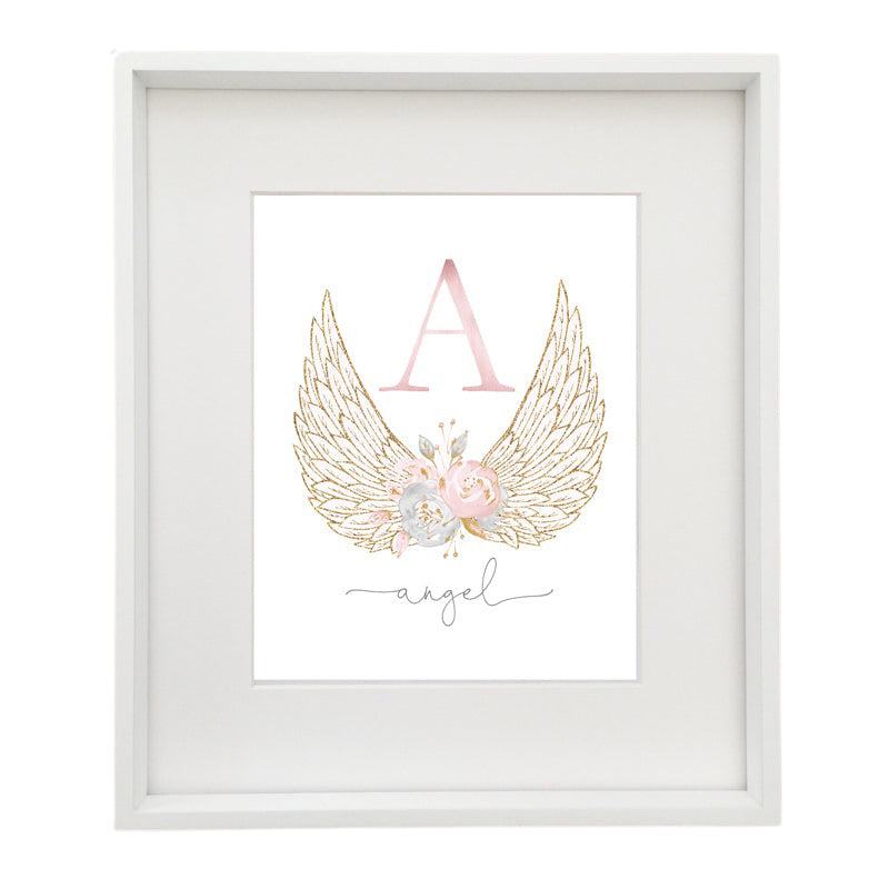 Angel One Personalised Printable Artwork – With Love For Kids