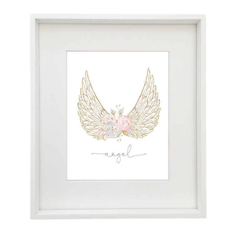 Angel Two Personalised Printable Artwork – With Love For Kids