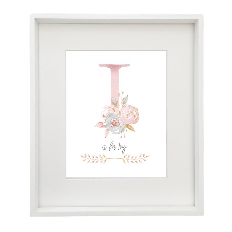 Rose Gold Personalised Printable Artwork – With Love For Kids