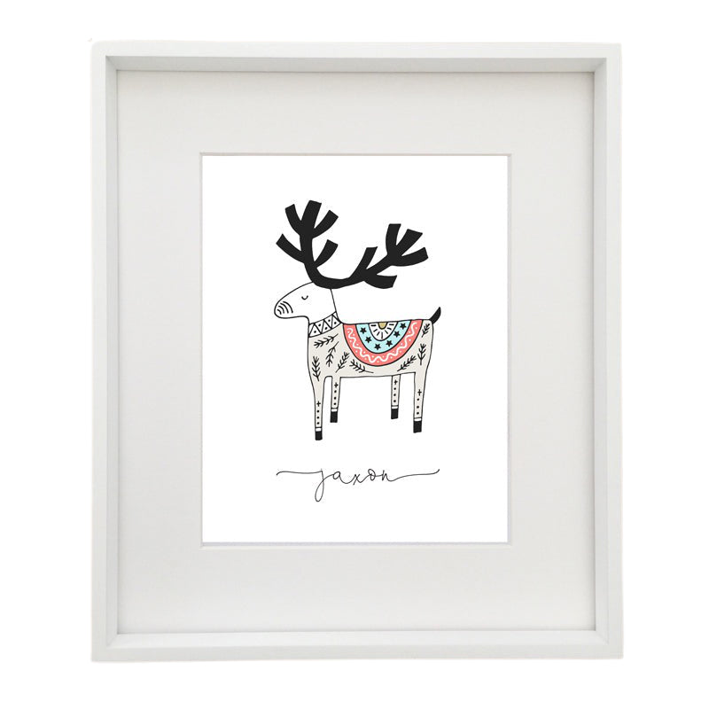 Scandi Four Personalised Printable Artwork – With Love For Kids